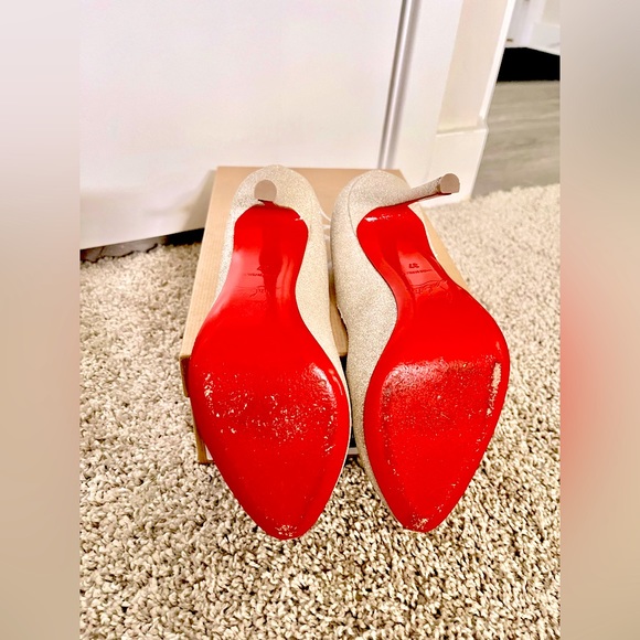 Christian Louboutin | Shoes | Christian Louboutin Merci Allen 0 Glitter ...